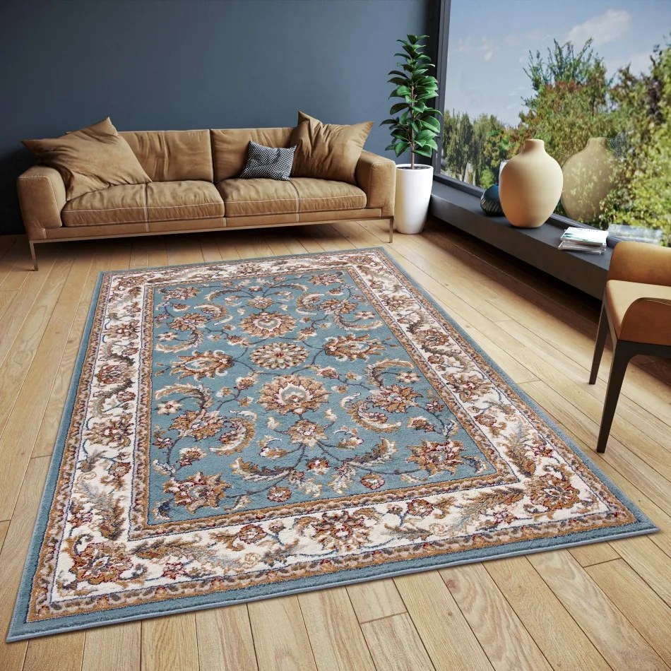 Hanse Home, Kusový koberec Luxor 105641 Reni Mint Cream, 140x200, modrá, ložnice