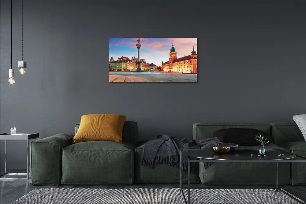Obrazy na plátně Sunrise Varšava Staré Město 120x60 cm