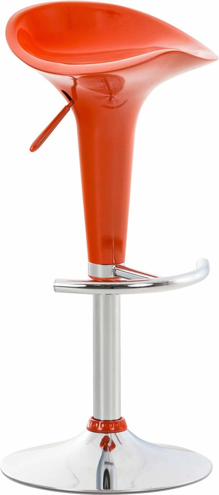 Barová židle Saddle – oranžová