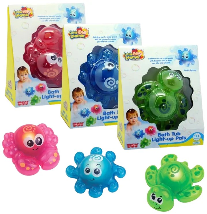 HAP-P-KID Zvířátka do vody svítící - více druhů