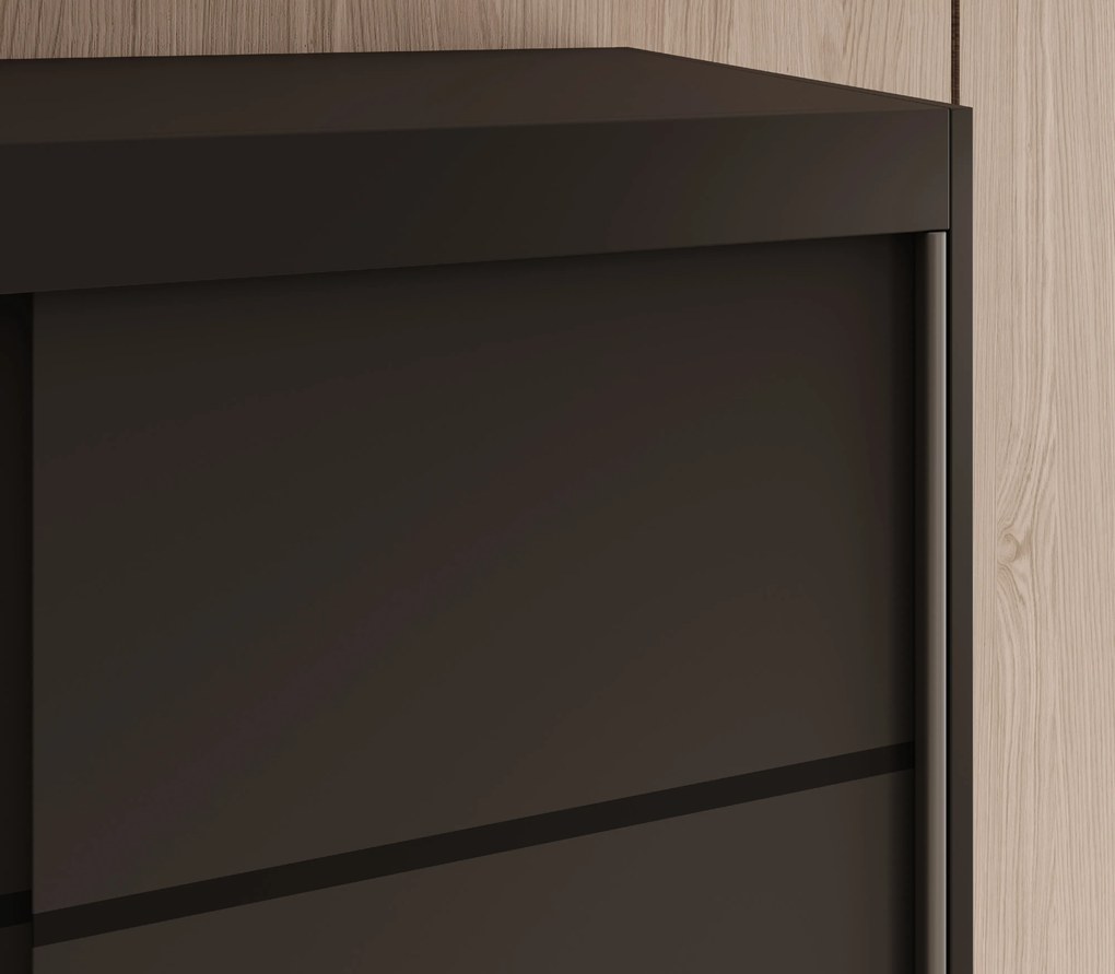 ADRK Furniture Posuvná skříň Laurencja 100 SW-LAU-100-BB