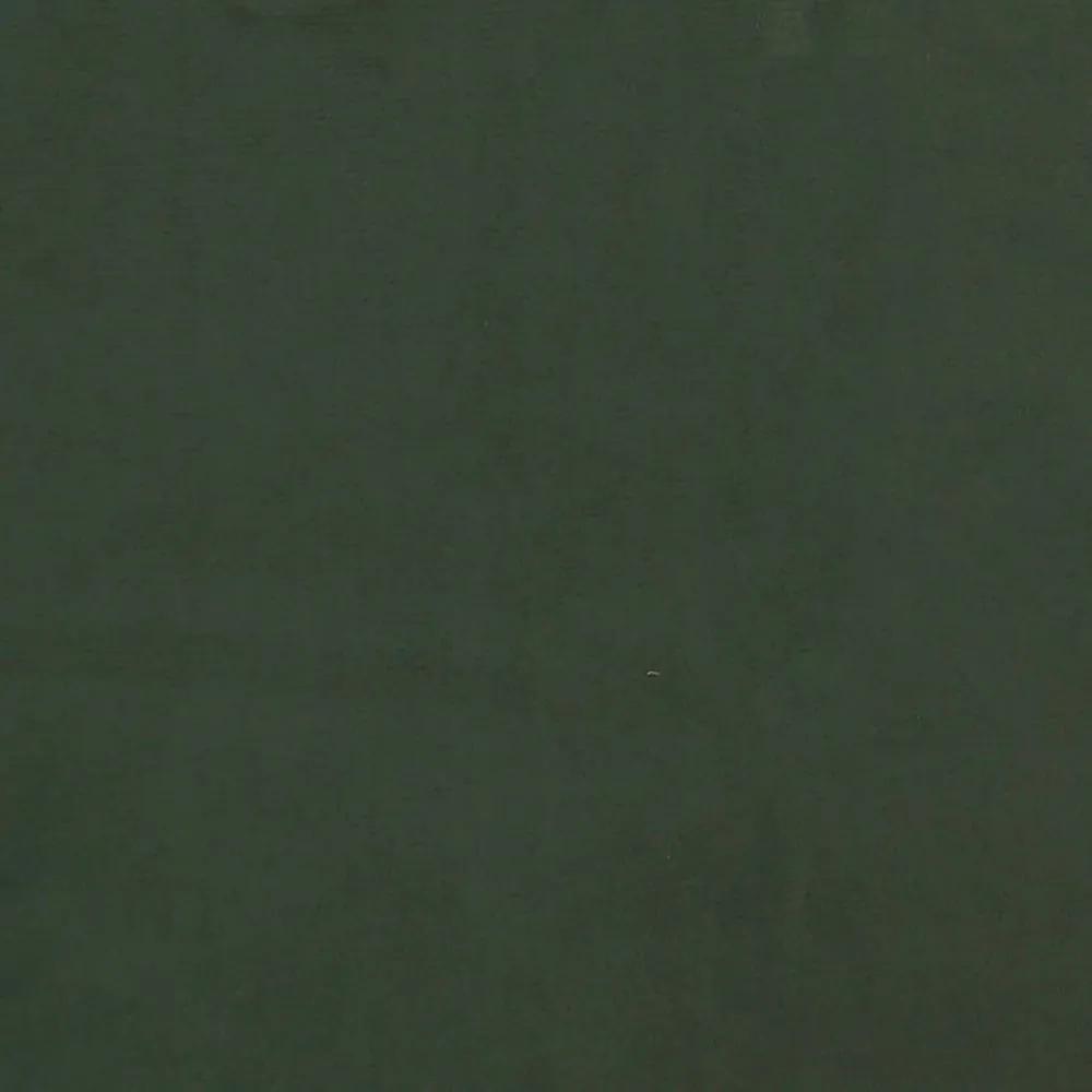 Petromila 2místná rozkládací pohovka tmavě zelená samet