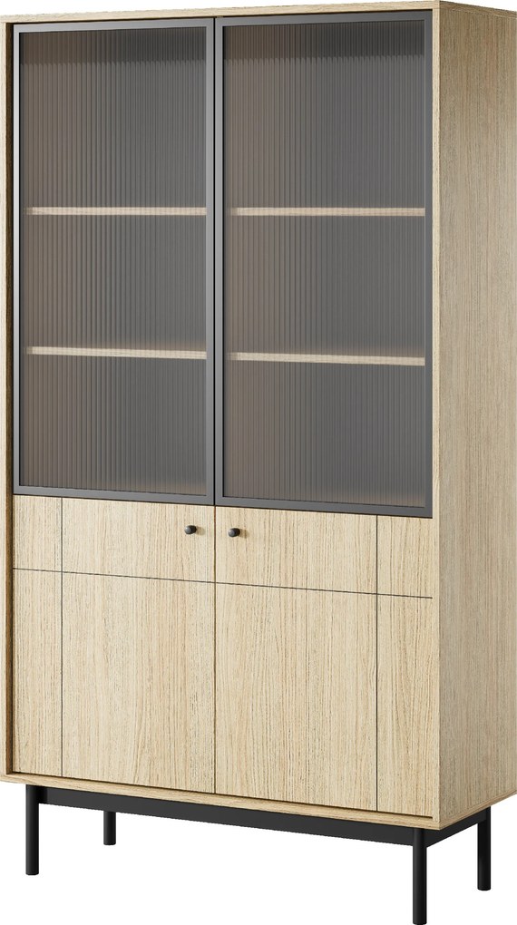 PCo Vitrína JAPAN WT104, 104 cm Dub Linea