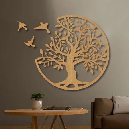 Obraz na zeď strom života s odlétajícími ptáčky I SENTOP HDF0504