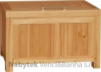 moderní dřevěná komoda, prádelník z masivního dřeva borovice DEL SOL skrzynia drewfilip 7