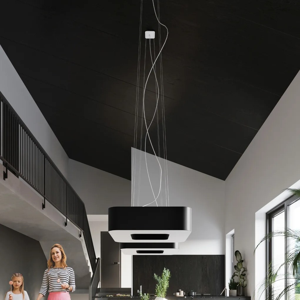 Sollux Lighting Lustr URANO 60 černý