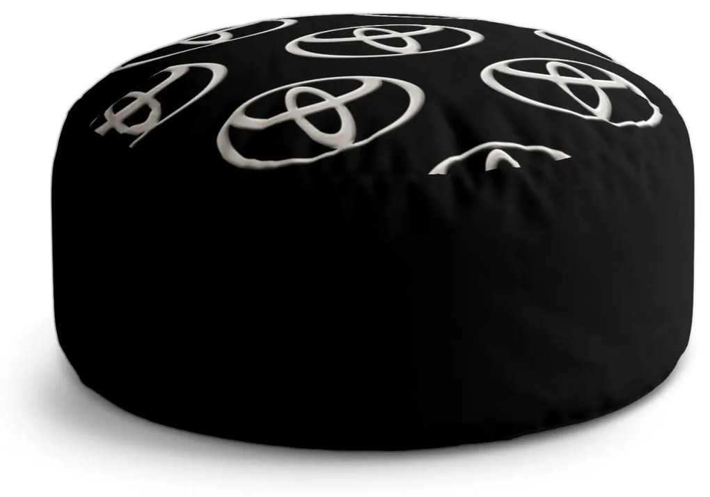 Sablio Taburet Circle Toyota Pattern: 38x48 cm