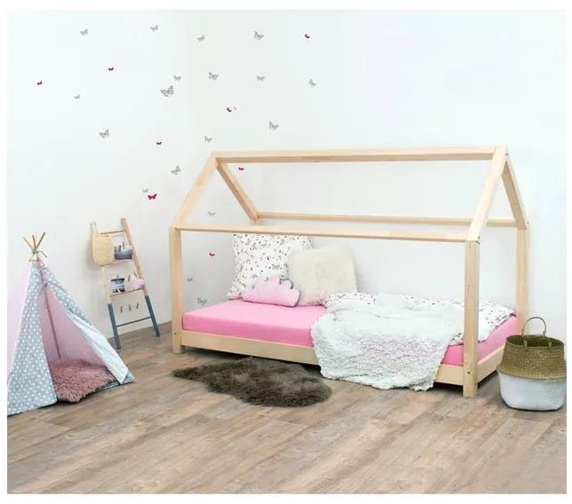 Přírodní dětská postel bez bočnic ze smrkového dřeva Benlemi Tery, 80 x 200 cm