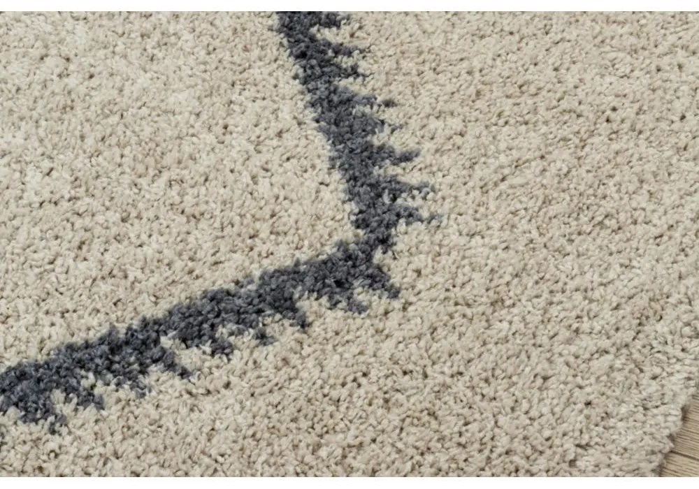 Kusový koberec Shaggy Lora krémový 120x170cm