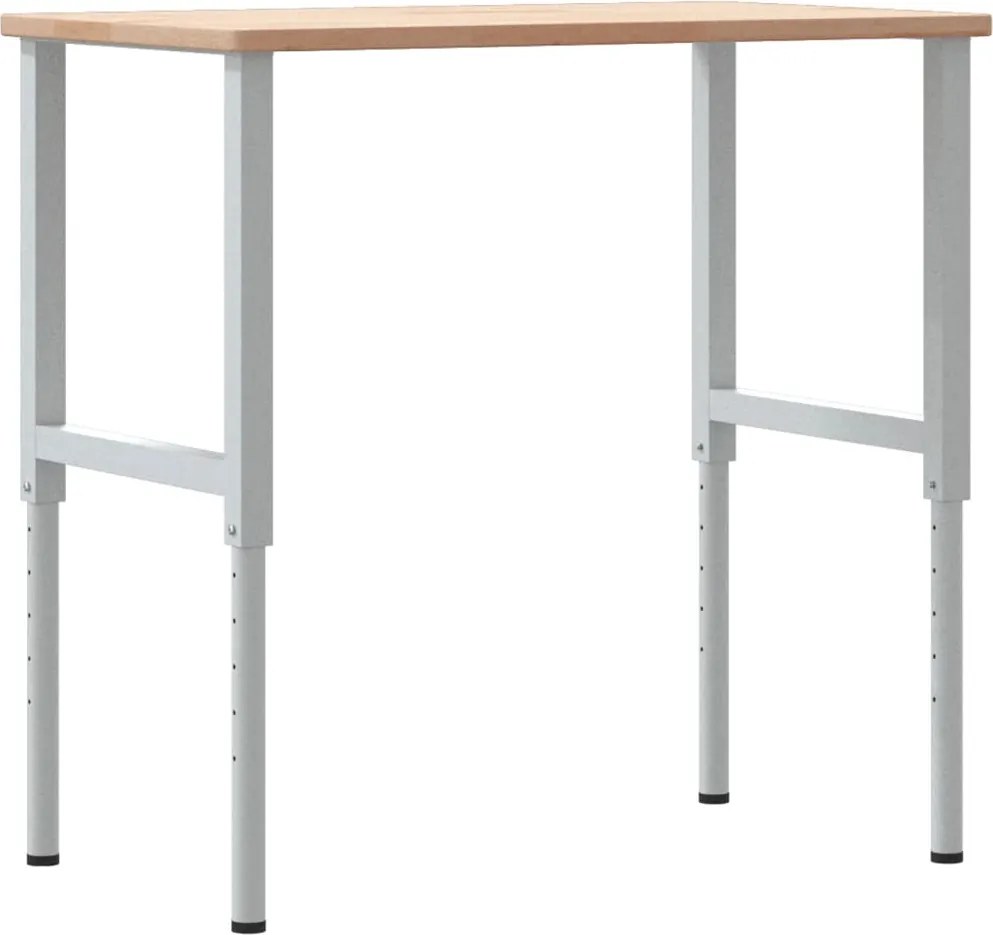 Pracovní stůl 100 x 60 x (71,5–98) cm masivní dub obdélníkový 3309700