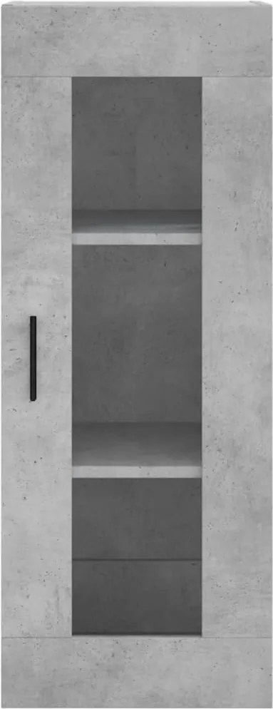 Skříň highboard betonově šedá 34,5x34x180 cm kompozitní dřevo 3199189