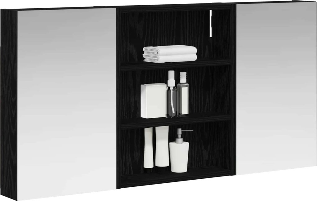 Sada koupelnových skříněk 3 ks 100 x 10,5 x 50 cm 3403681