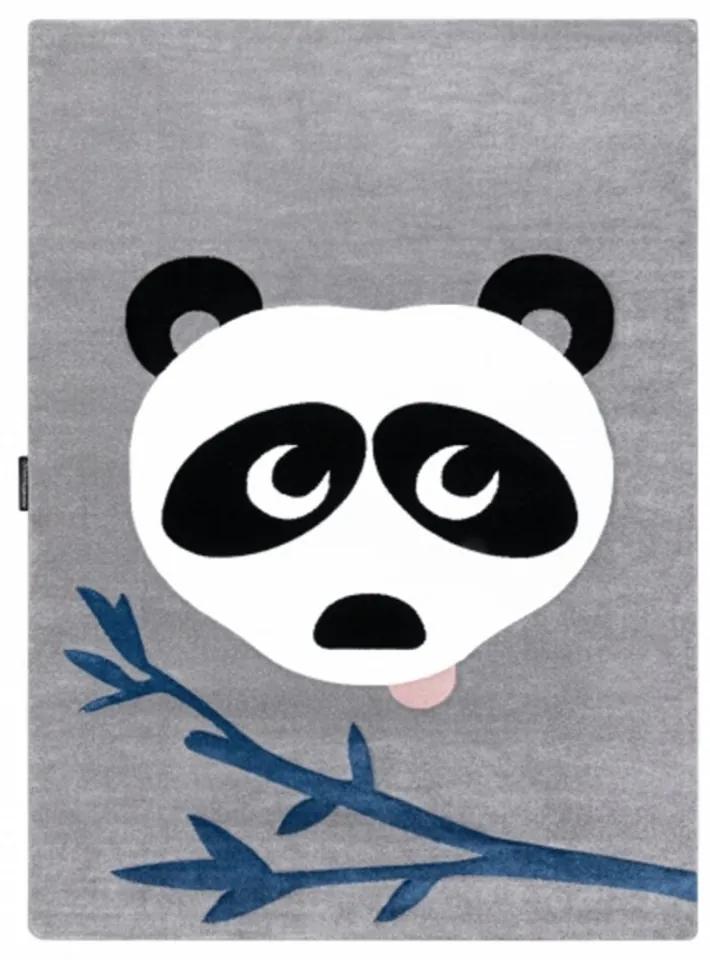 Dětský kusový koberec Panda šedý, Velikosti 200x290cm