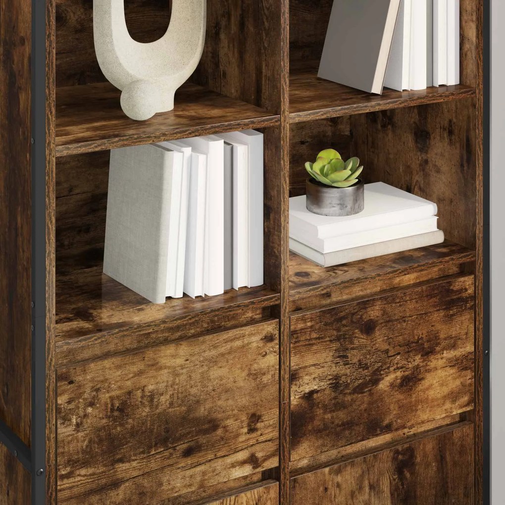 Servírovací skříň Kouřový dub 81 x 36 x 150.5 cm 3403036