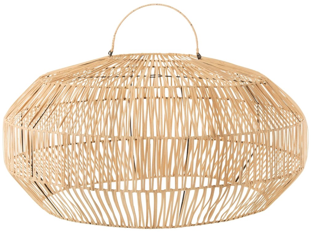 Závěsné přírodní ratanové stínidlo Drim - Ø 57*41 cm/ E27