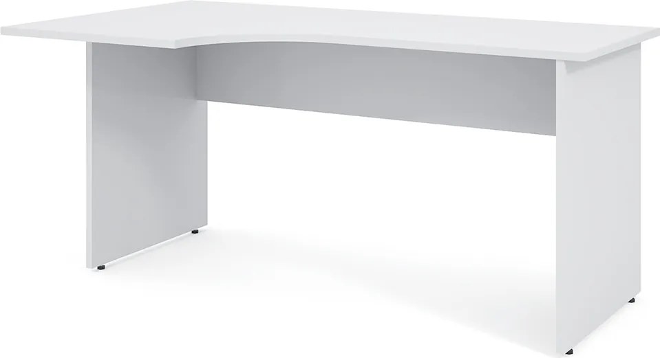 Ergonomický stůl Impress 160 x 90 cm, levý, bílá