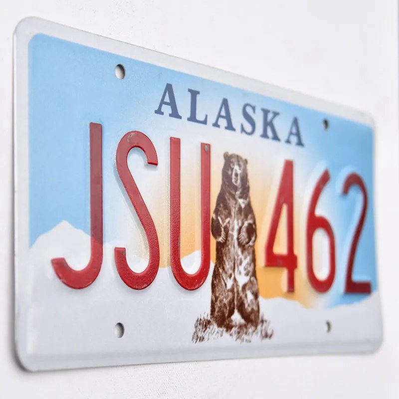 Americká SPZ Alaska Grizzly Bear JSU 462
