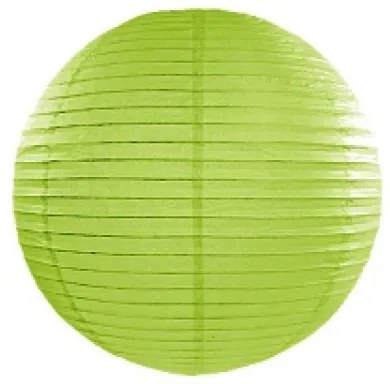 Lampion kulatý 35 cm světle zelený