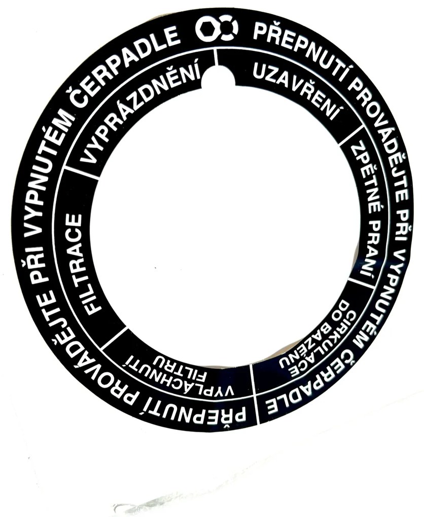 Vagnerpool Český popis na šesticestný ventil na bazénové filtraci