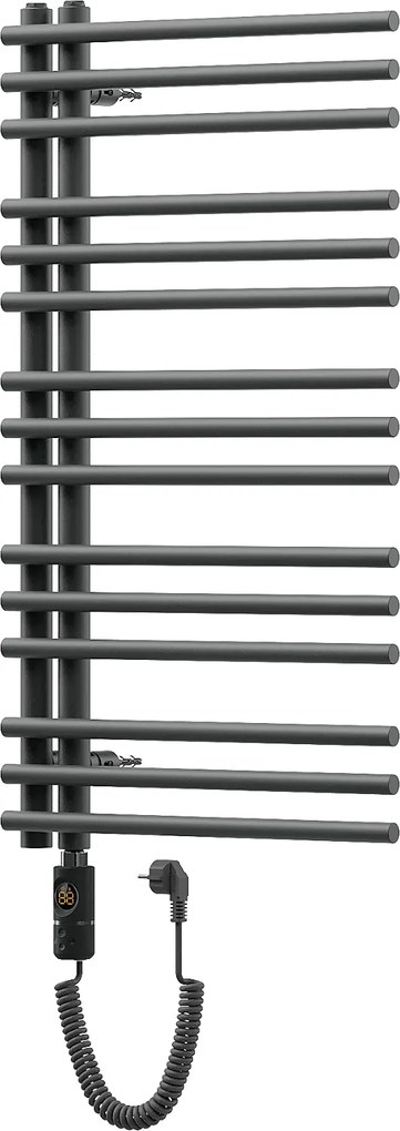 Mexen Neptun, elektrické topné těleso 900 x 500 mm, 600 W, antracitová, W101-0900-500-2600-66