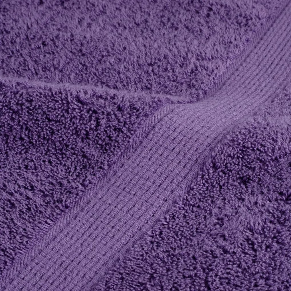 Premium ručníky SOLUND 10 ks fialové 50 x 100 cm 600 g/m² 137355