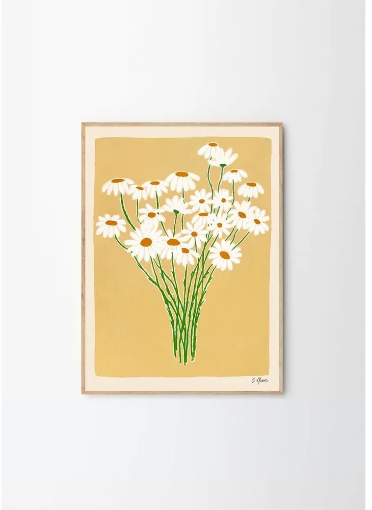 Plakát 30x40 cm Daisies – Carla Llanos – The Poster Club