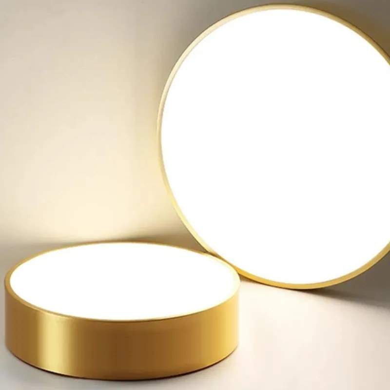 Toolight - Stropní svítidlo Classic 30cm E27 60W APP872-C, zlatá, OSW-08970