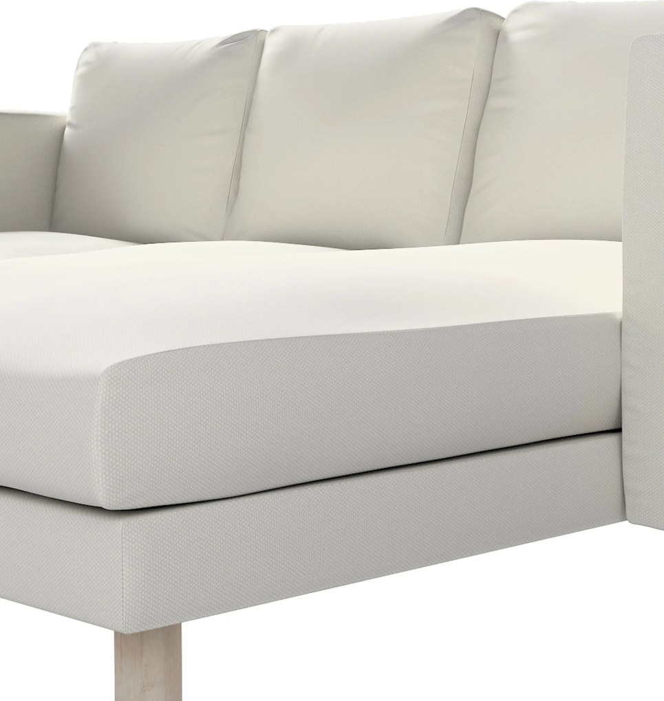 Potah na pohovku IKEA Norsborg 3-místná se šezlongem barva šedá látka pletený vzor