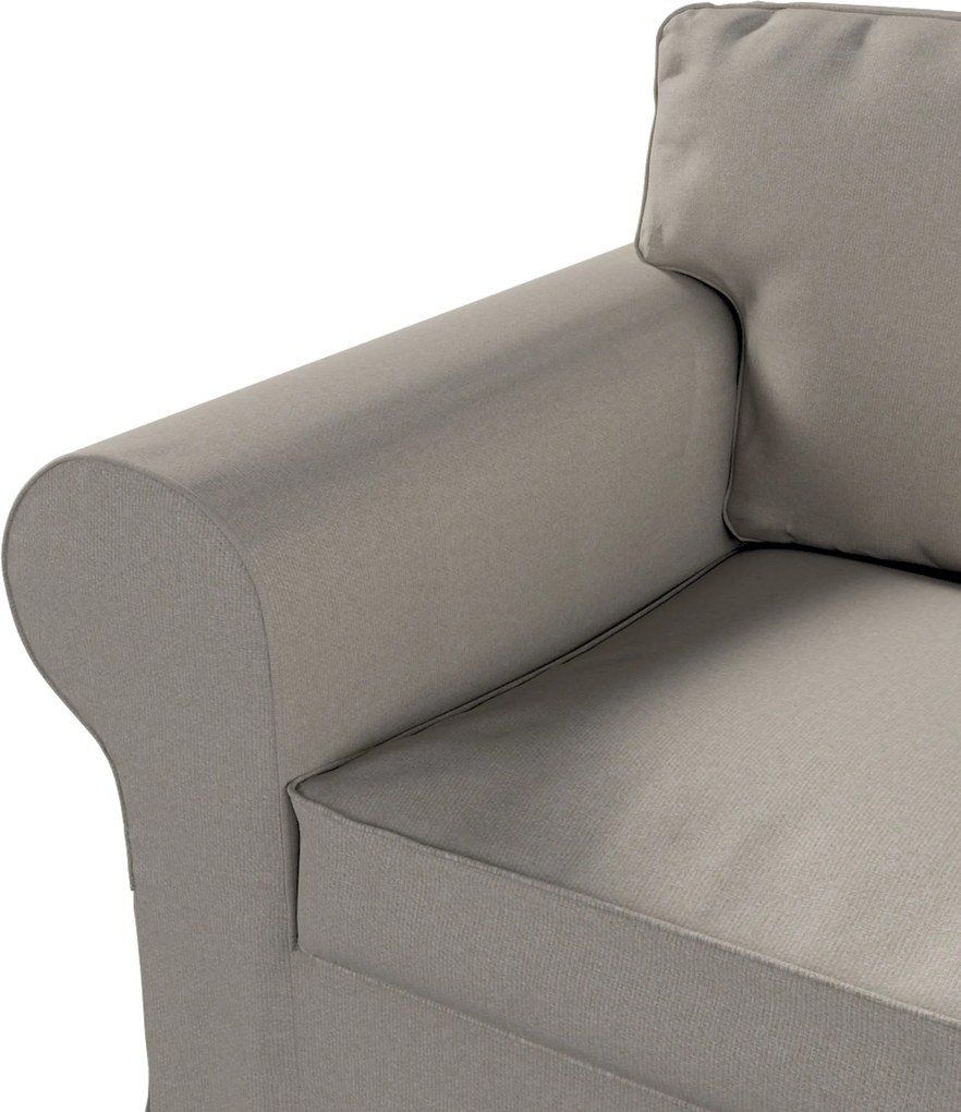 Potah na křeslo IKEA Ektorp barva šedá látka pletený vzor