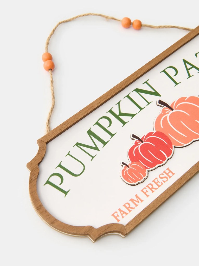 Sinsay - Závěsná dekorace s nápisem „Pumpkin Patch“ - vícebarevná