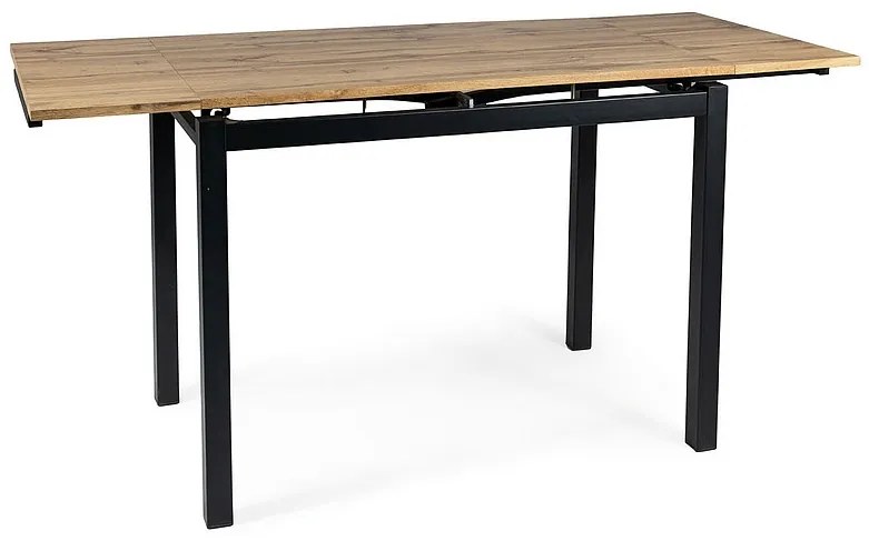 Jídelní stůl GODY 110(170)x74 dub artisan/černá