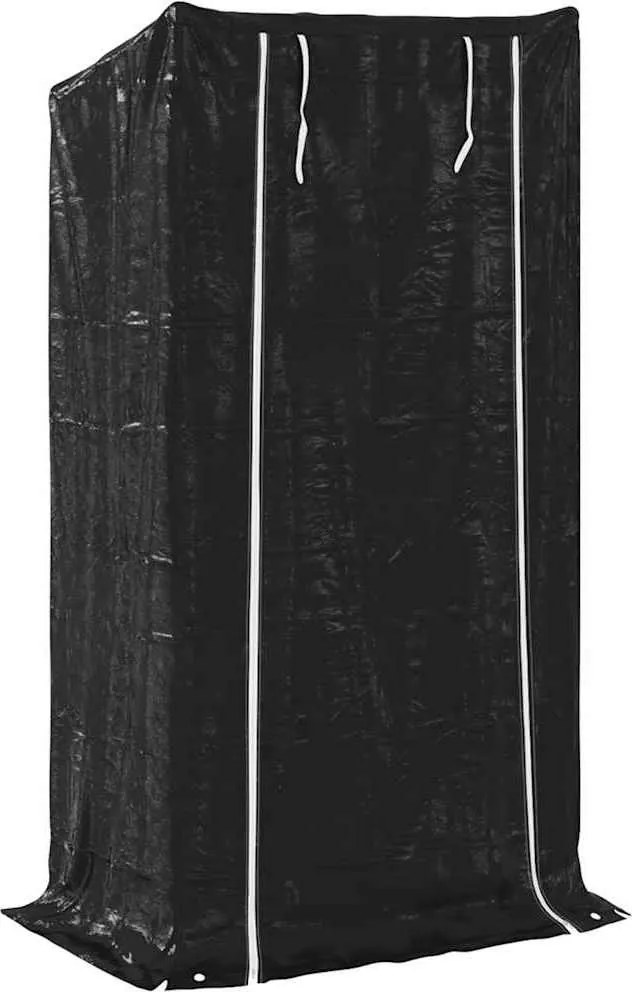 vidaXL Stojan na palivové dřevo s krytem proti dešti 100x40x200 cm [4104948]