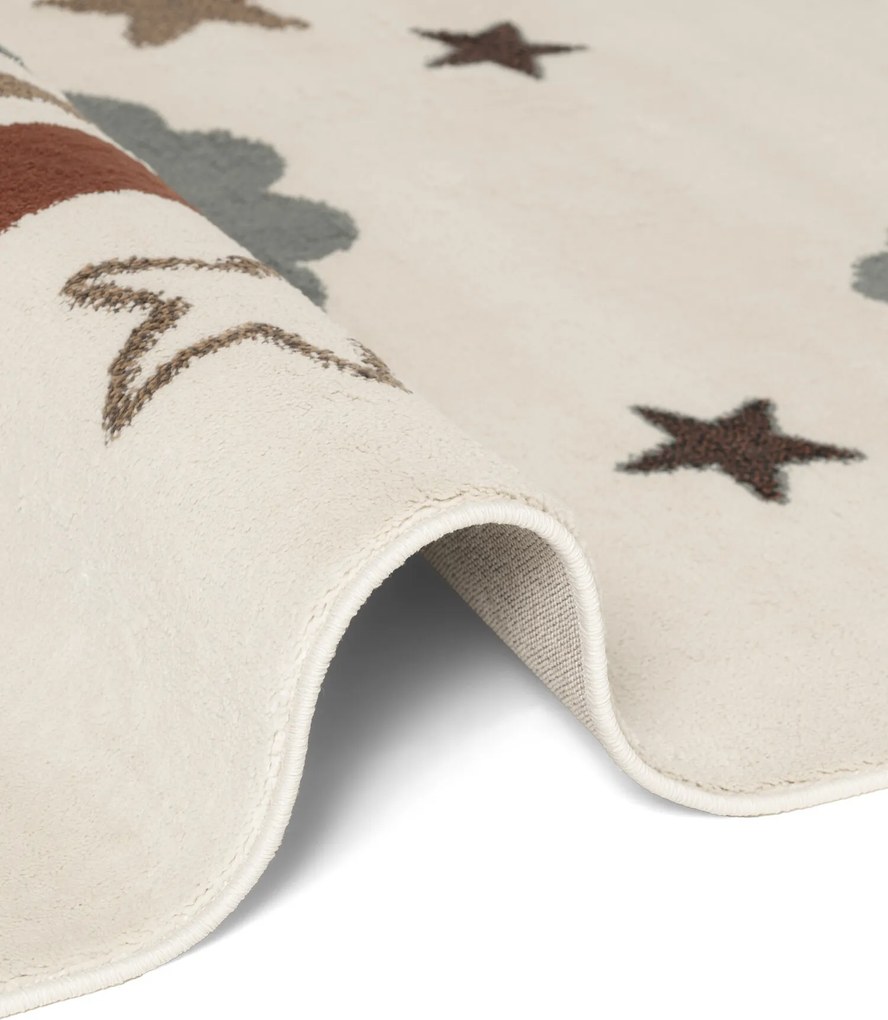 Hanse Home, Dětský koberec Adventures 106430 Cream Multicolor, 200x290, vícebarevná, dětský pokoj