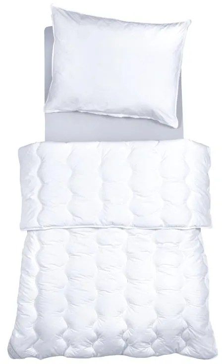 SCANquilt přikrývka COMFORT COTTON PLUS - antibakteriální celoroční - hřejivost střední Sq 5 140 x 220 cm - prodloužený