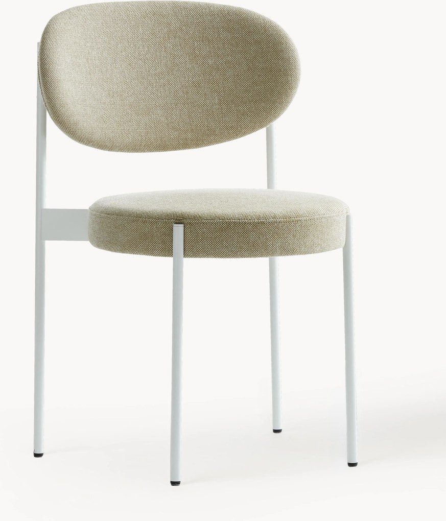 Vlněná polstrovaná židle Series 430, design Verner Panton