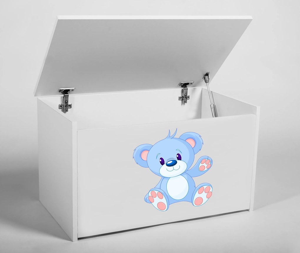 ADRK Furniture Truhla na hračky DARIA TB-Dar-BL-BEAR-O009