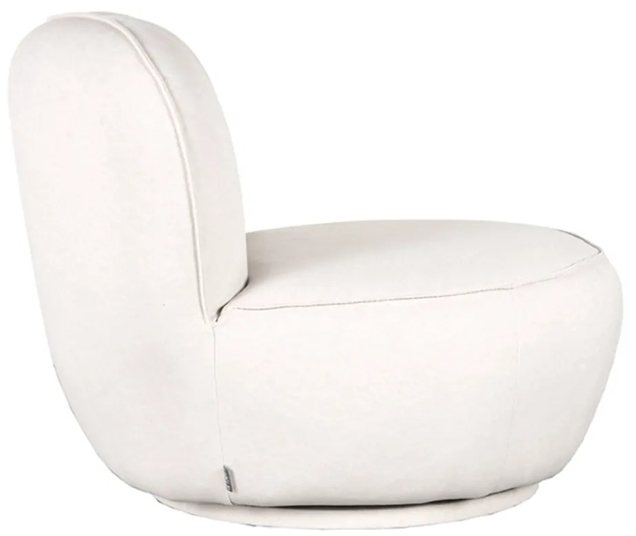 LABEL51 Otočné křeslo BUNNY bílé FU-88.012