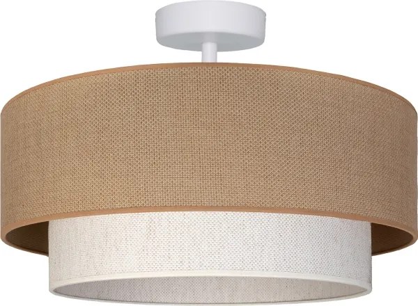 Brilagi - LED Přisazený lustr BOHO ECO 1xE27/10W/230V pr. 40 cm béžová/krémová