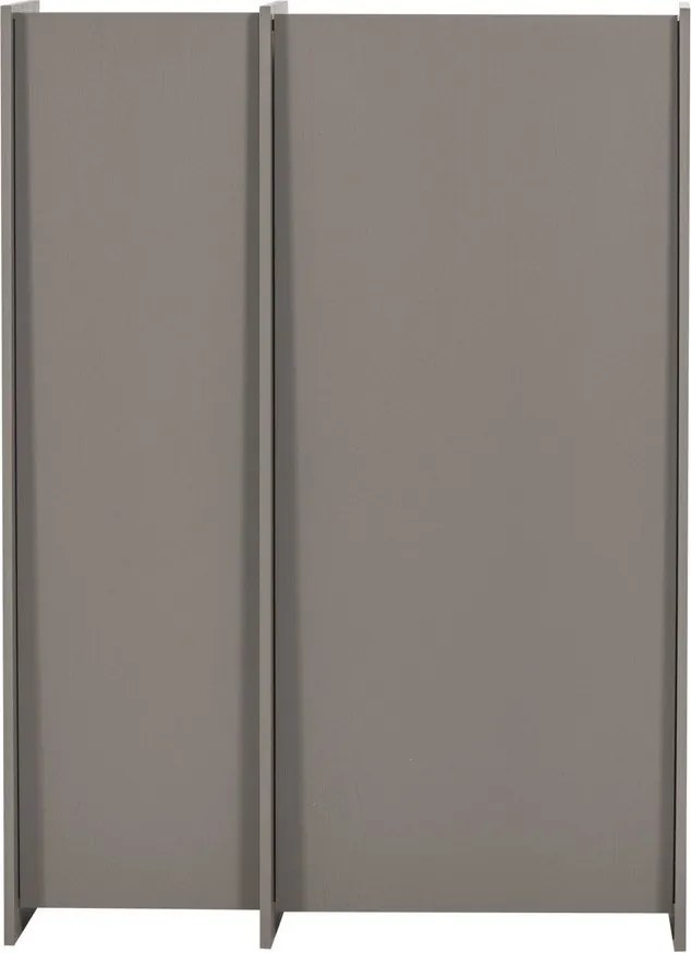 Šedá skříňka v dekoru jasanu 102x140x44 cm Brock – WOOOD