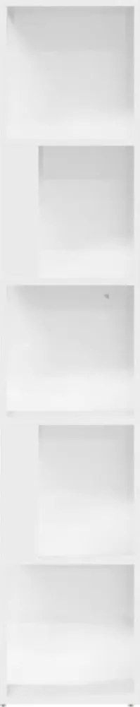 vidaXL Rohová skříňka 33 x 33 x 164,5 cm kompozitní dřevo [809048] Barva: Bílá