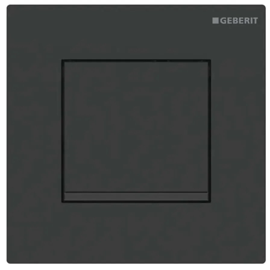 Geberit - Ovládání splachování pisoáru, easy to clean, matná černá 116.017.16.1