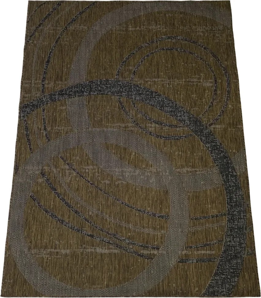 BE Koberec Eqos 0003 BROWN - hnědý obdélníkový Rozměr: 80x150 cm