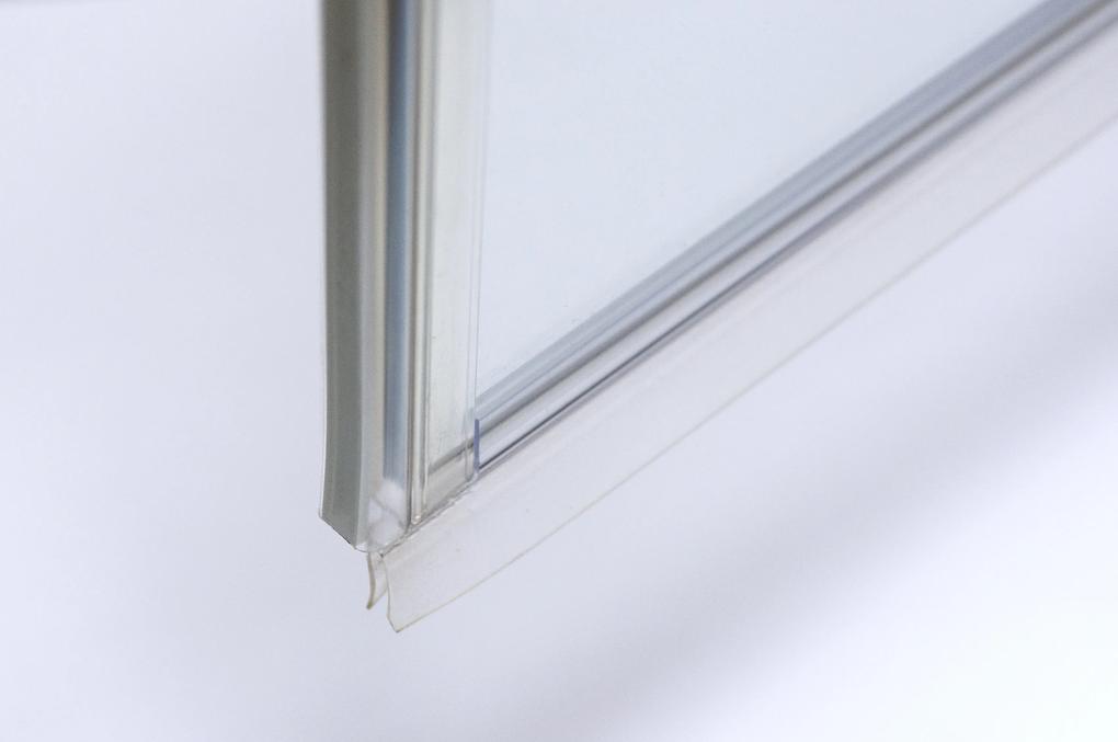 Skládací sprchové dveře s otočným systémem pro instalaci do niky TZNL1, TZNP1 2012 mm 367–392 875–910 Transparent O Brillant Levá TZNL1/900 739-900000L-00-02