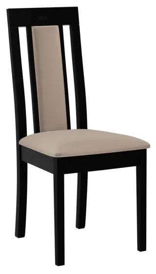 Čalouněná jídelní židle Heven XI, Barva dřeva: černý, Potah: Kronos 7