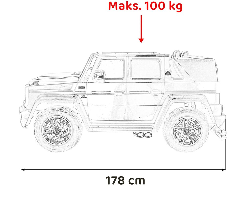 Ramiz Mercedes Benz Maybach G650 bílý