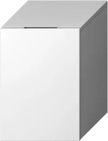 JIKA Cubito - Nízká skříňka, 320x322x472 mm - dveře levé, barva bílá H43J4201105001