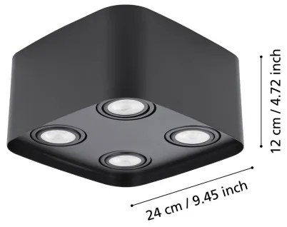 Eglo 99675 - LED RGBW Stmívatelné bodové svítidlo CAMINALES-Z 4xGU10/5W/230V