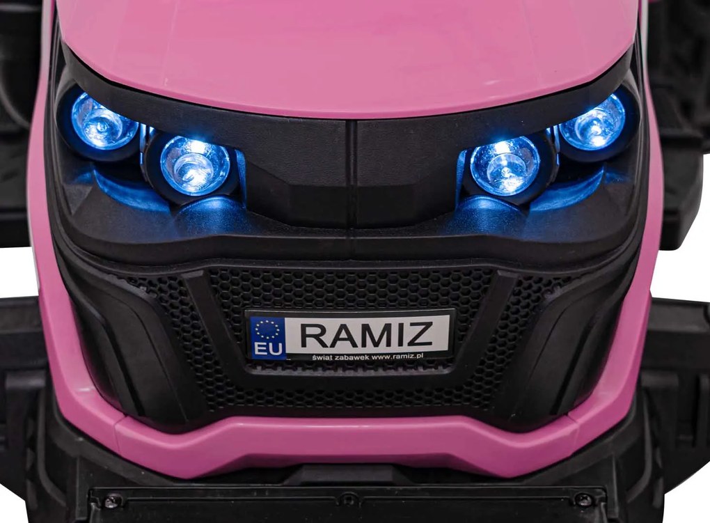 Ramiz Dětský traktor GROW 1804 růžový