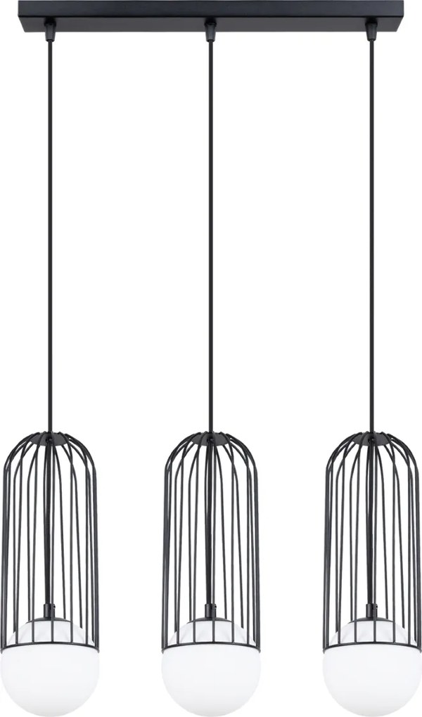 Sollux Lighting Závěsné svítidlo BRINA 3L černé