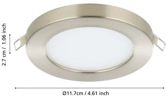 Eglo 900933 - LED Podhledové svítidlo FUEVA FLEX LED/5,5W/230V 3000K chrom